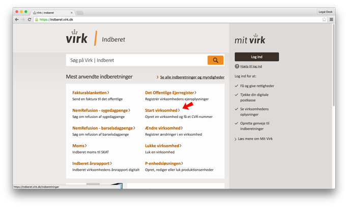 Registrering af Enkeltmandsvirksomhed - Sådan gør du - Legal Desk
