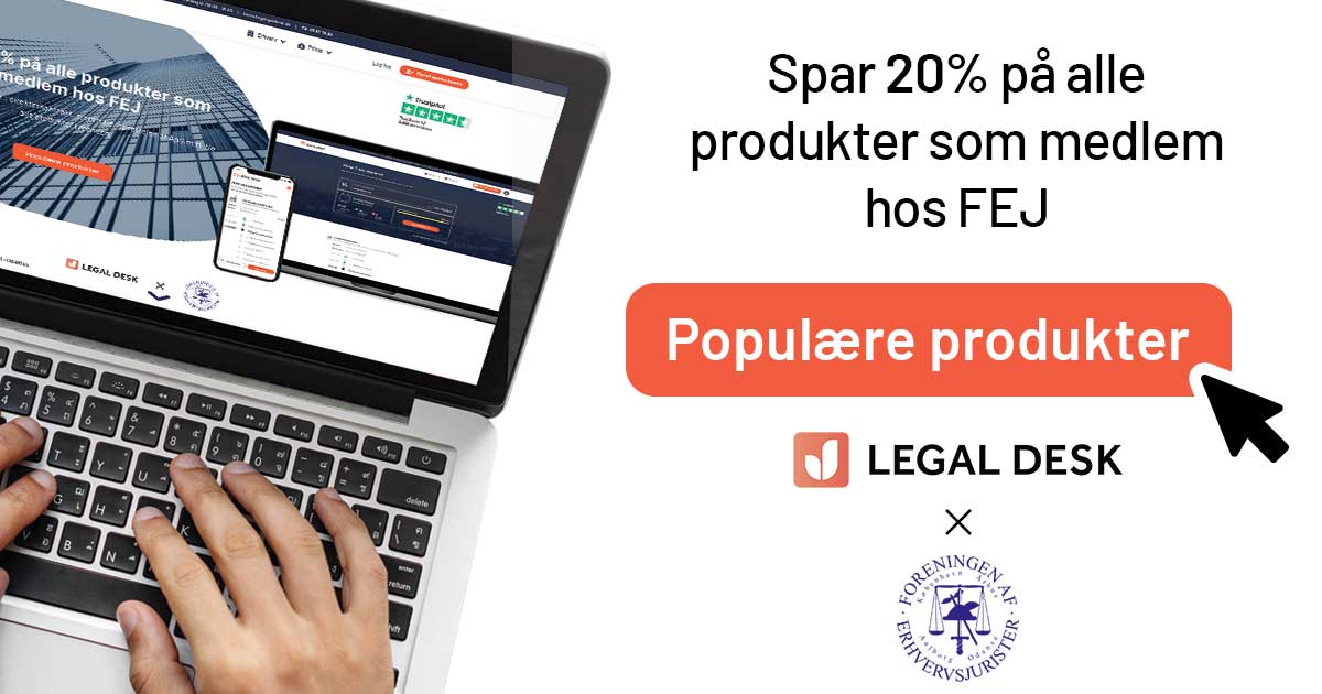 Spar 20% på alle produkter som medlem hos FEJ